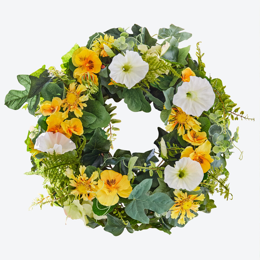 Handwerklich gefertigter Frühjahrskranz, Türkranz - Julia Grote ...