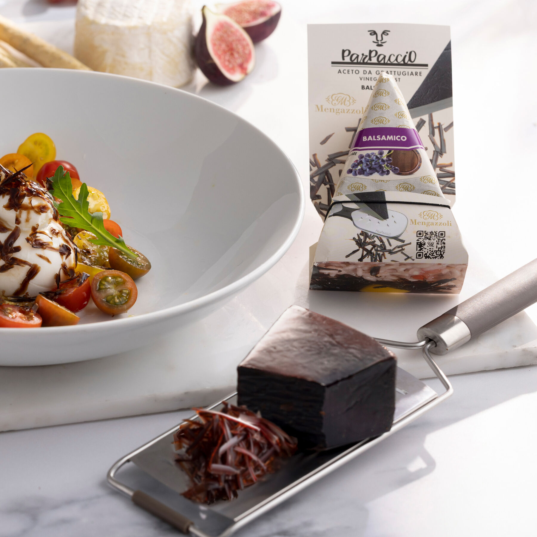Parpaccio Aceto Balsamico IGP – fester Balsamico zum Reiben, 170 g ...
